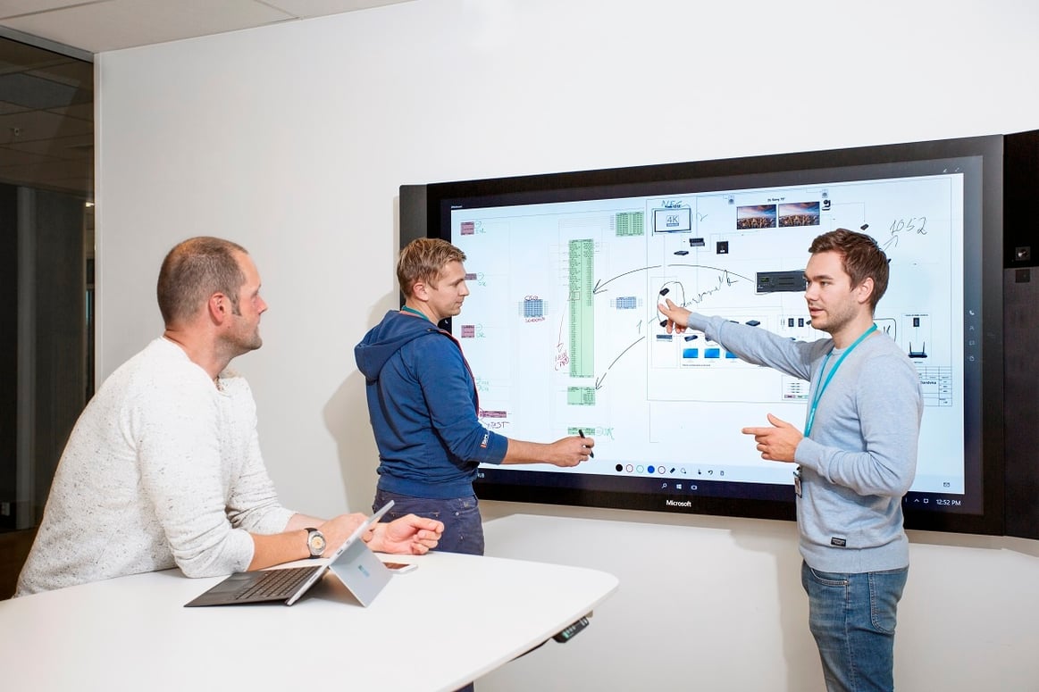 Microsoft Surface Hub enhances team collaboration